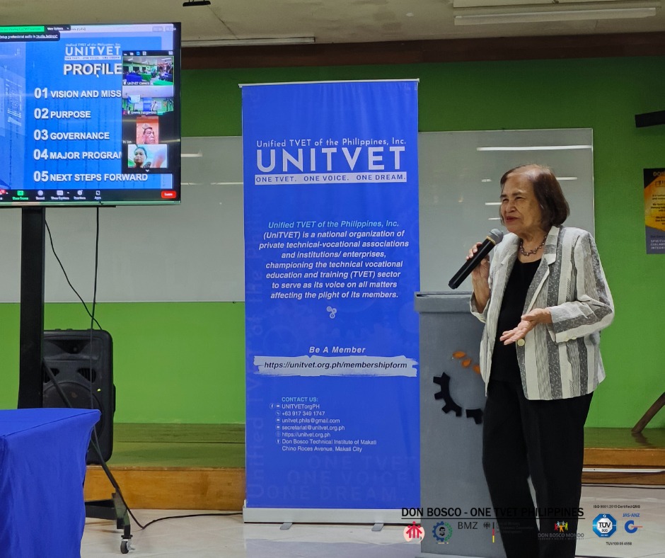 The 1st UNITVET Forum in Luzon Provinces - Don Bosco-One TVET ...